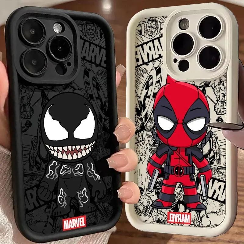 Capa Cartoon Marvel Venom Para Realme C53 C55 Note 50 C67 C51 C21Y C25Y ...