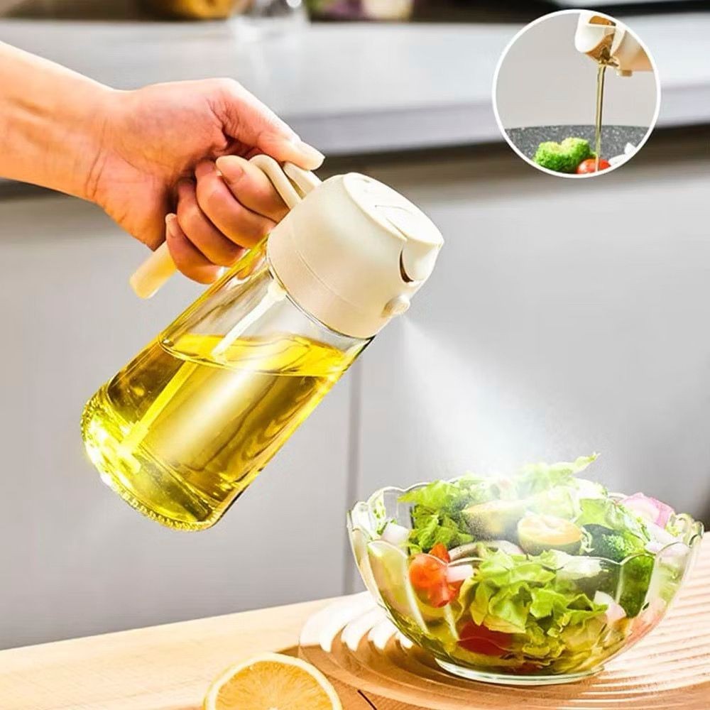 Galheteiro 2 em 1 - Spray e Dosador Manual 450ml, Praticidade na ...