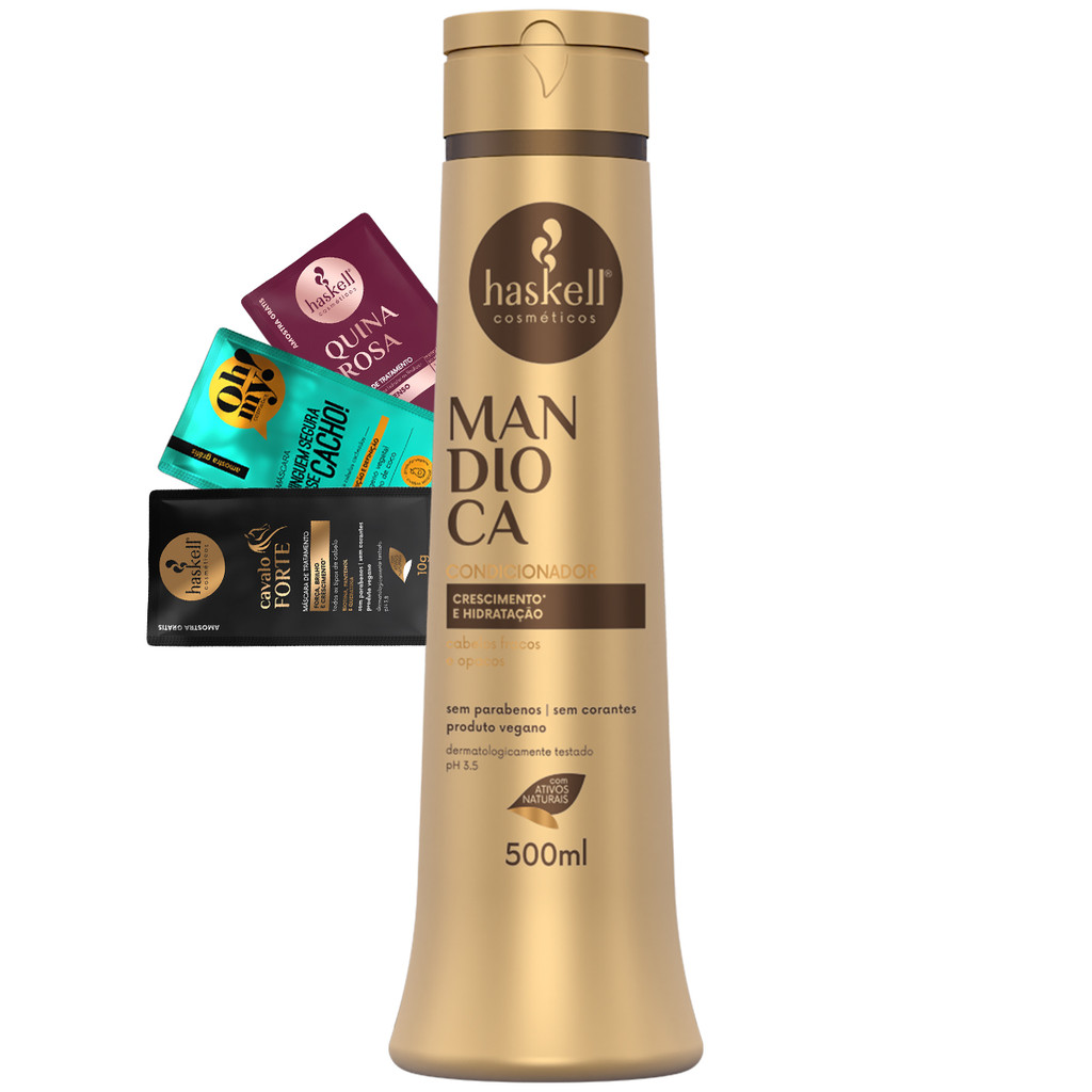 Haskell Mandioca Condicionador 500ml | Shopee Brasil