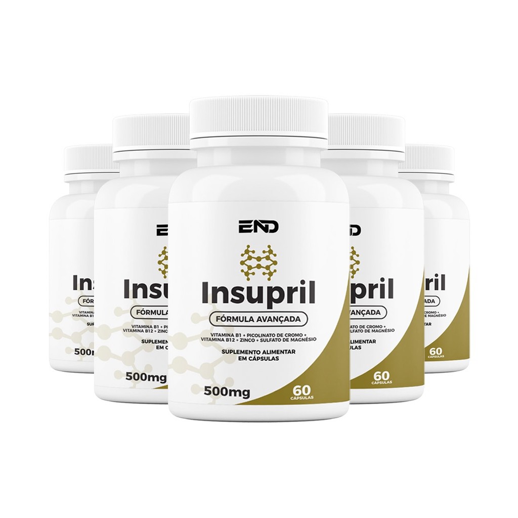 5 Insupril 60 Cápsulas - Eficácia Comprovada - Premium | Shopee Brasil