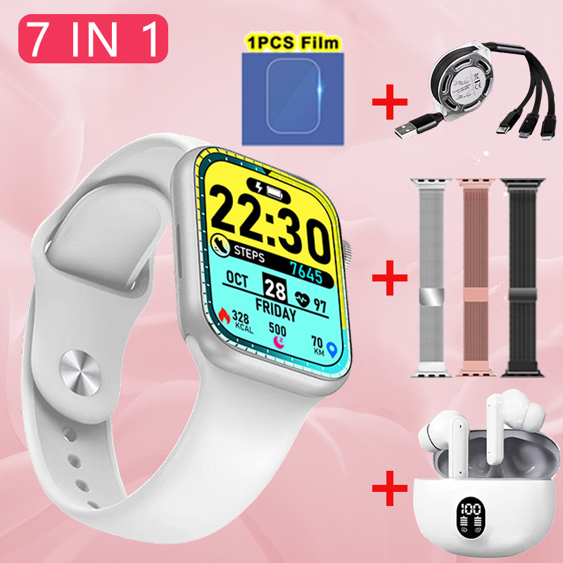 Smart Watch Pro Max Series 9 ultra fone de ouvido 2,2 polegadas tela ...