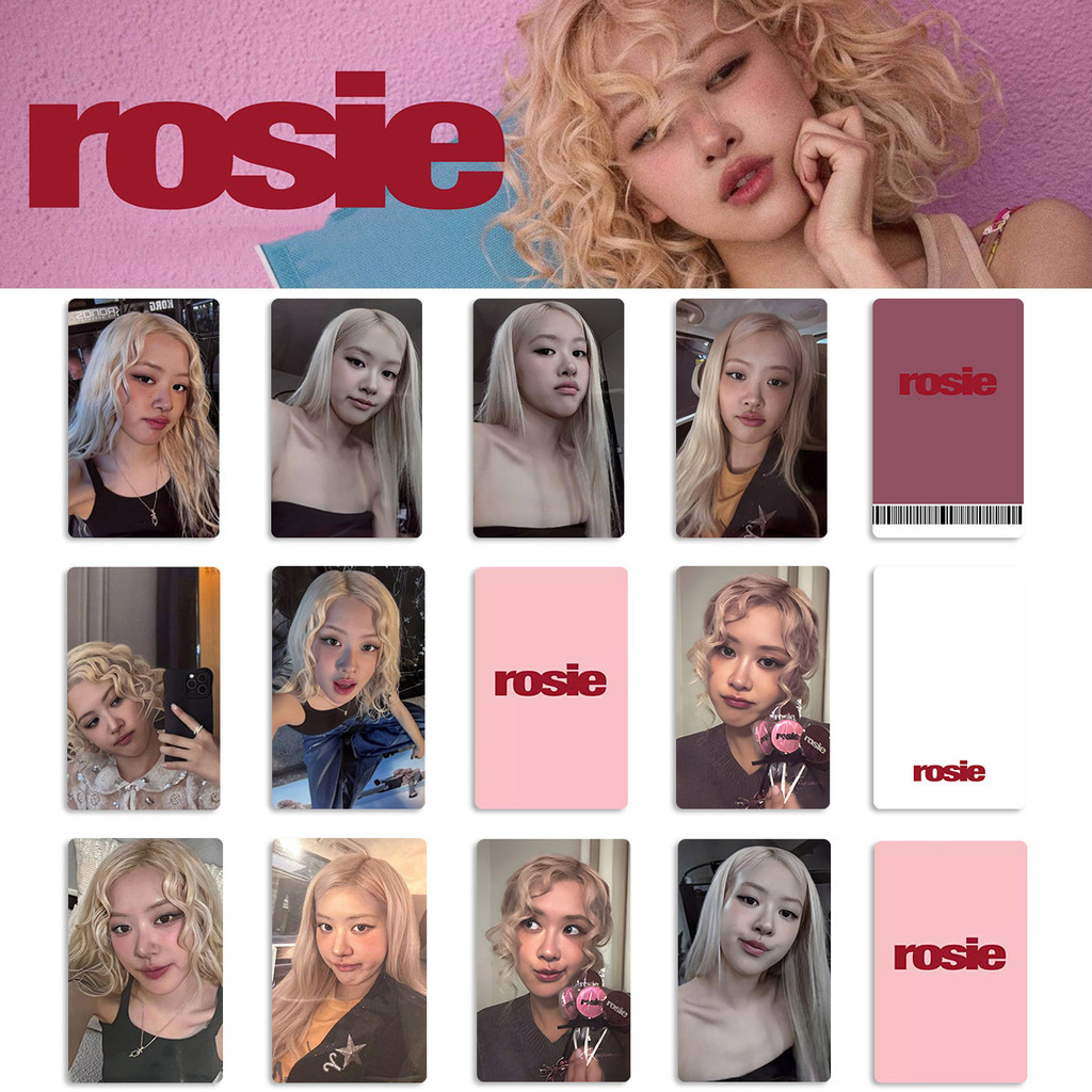 Kpop Idol ROSE Solo Álbum ROSIE Photocards | Shopee Brasil