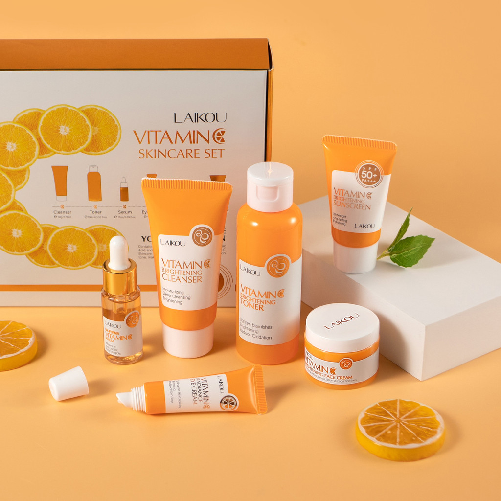 Kit Skincare Vitamina C - Hidrata Profunda + Brilho Imediato - Kit 6 ...