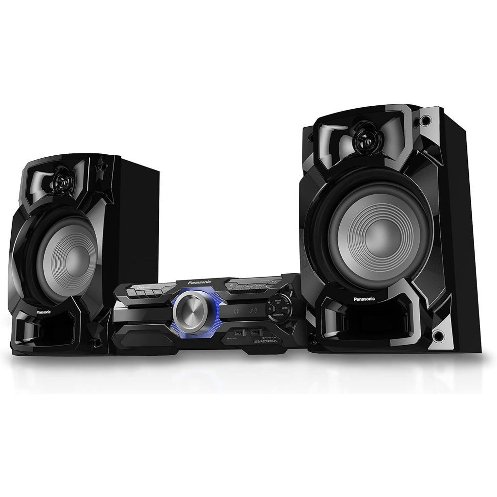 Mini Sistema Boombox Panasonic Sc-akx520psk CD/Karaokê 7150w Pmpo/650w ...