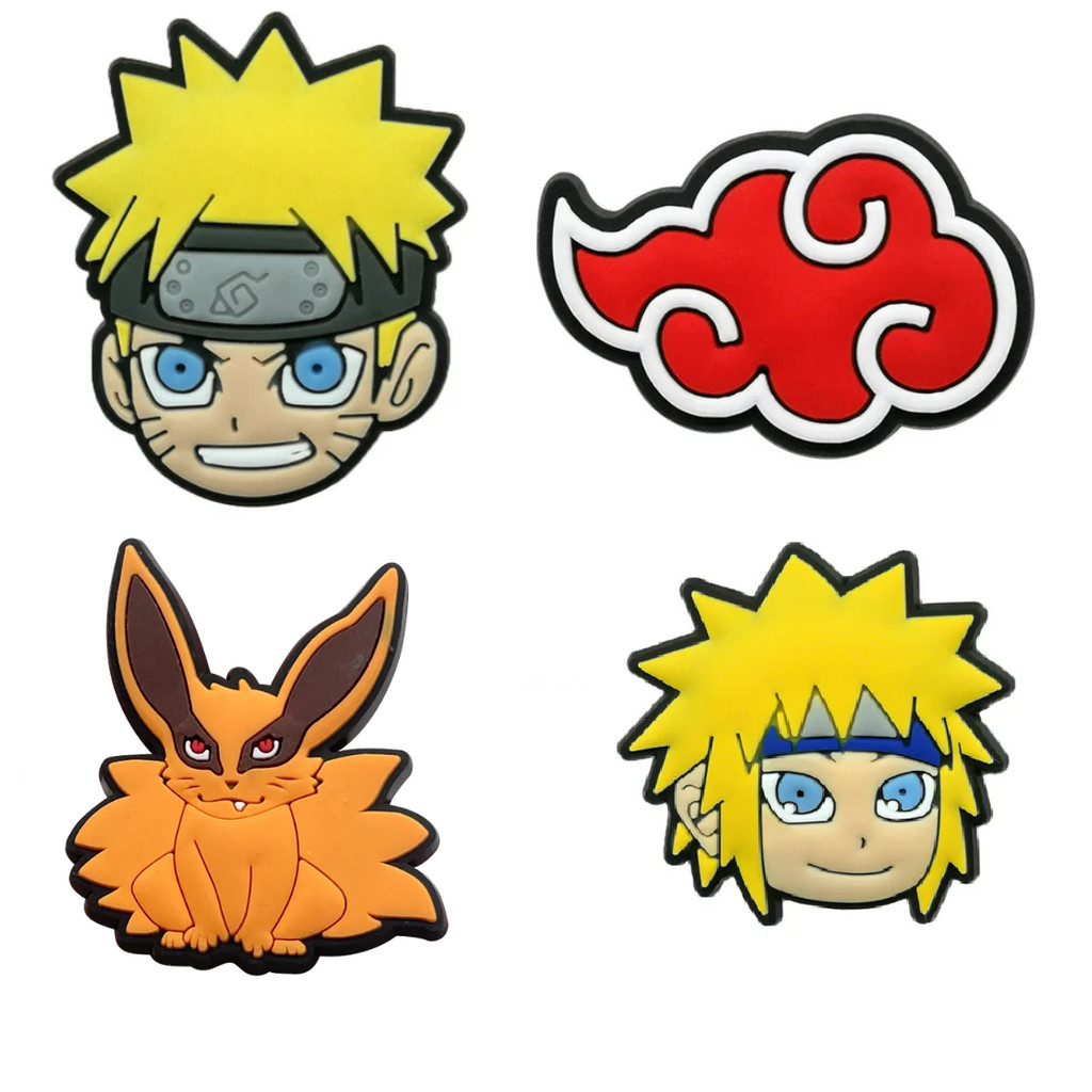 04 Pins Para Babuches Naruto Akatsuki | Shopee Brasil