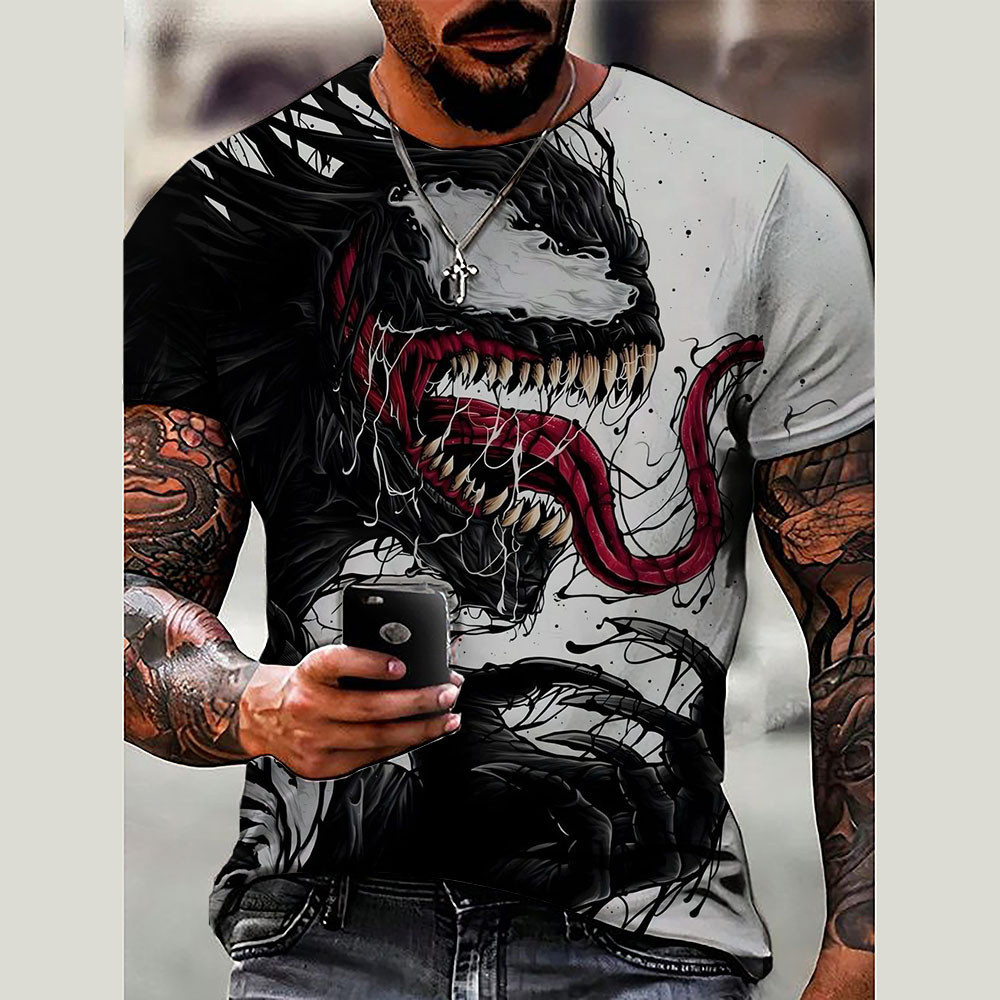 As Camisetas Infantis Estampadas Do Homem-Aranha E Venom Dos ...