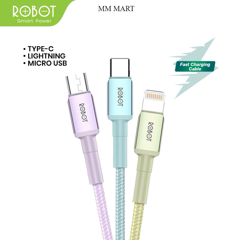 Cabo De Dados Robô RSM100 Micro , RSC100 Tipo-C , RSL100 Lightning ...