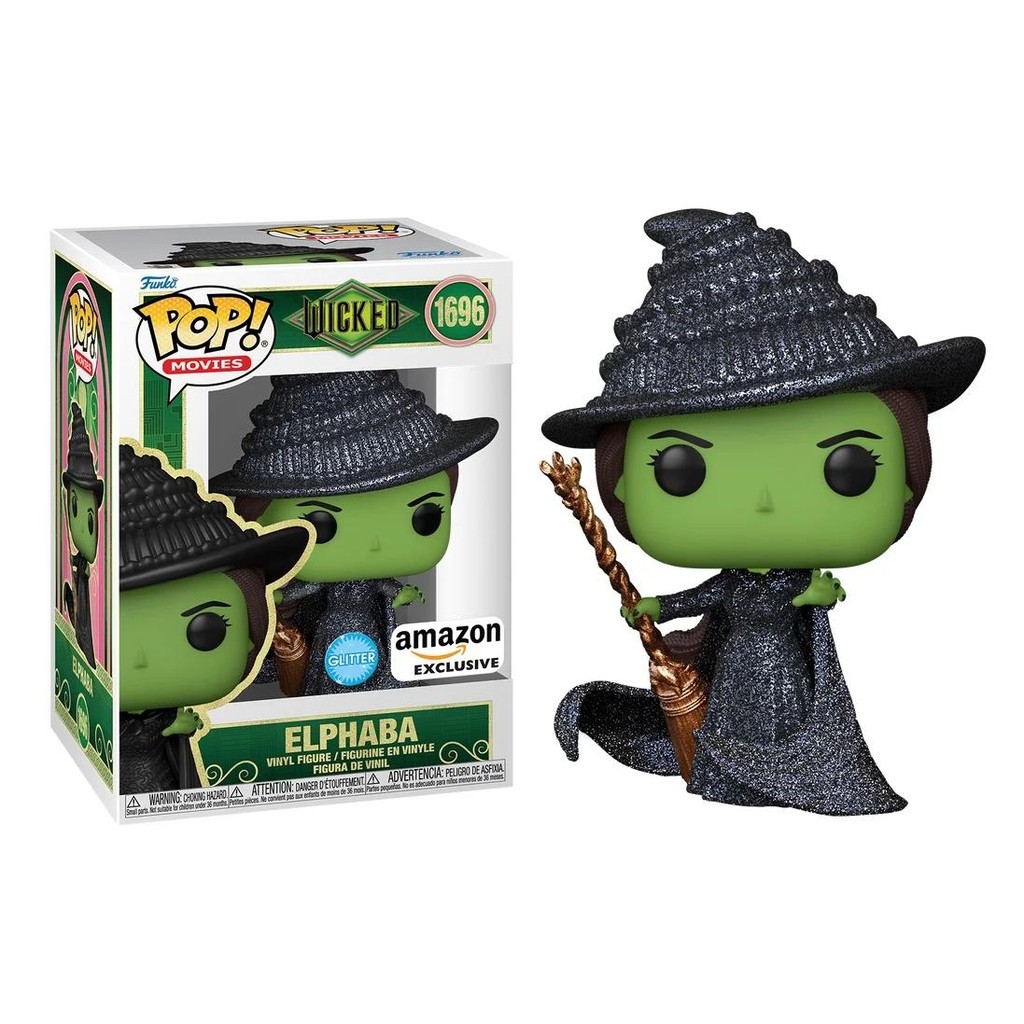 Funko Pop! Movies Wicked Elphaba 1696 Exclusivo Glitter | Shopee Brasil