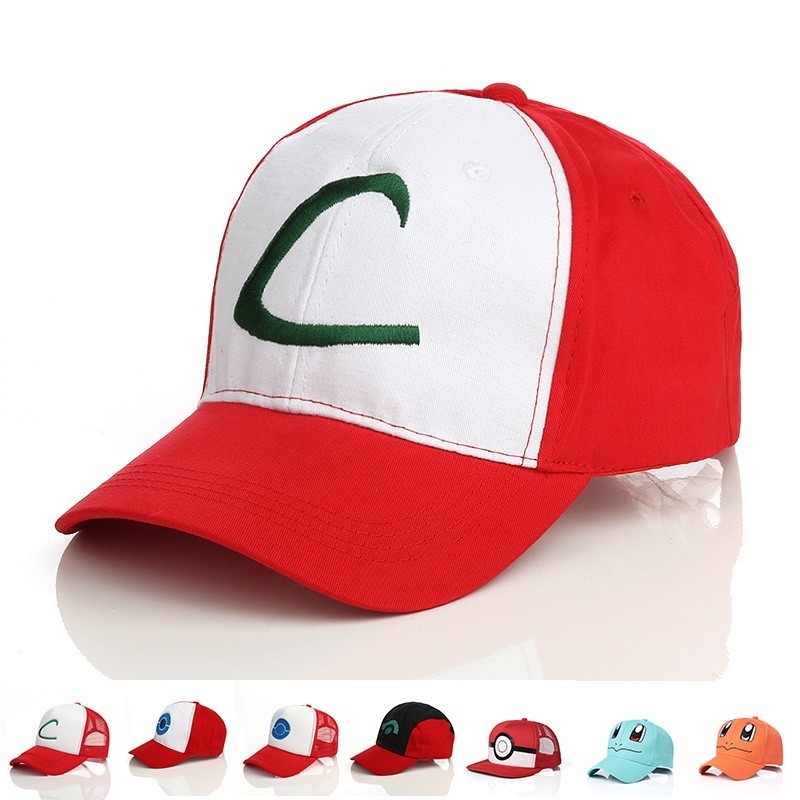 Bonés Para Meninos Ash Ketchum Pokémon Chapéu Boné De Beisebol Infantil ...