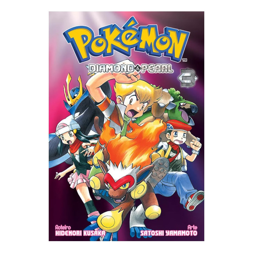 Mangá - Pokemon Diamond And Pearl Volume 03 - Panini | Shopee Brasil