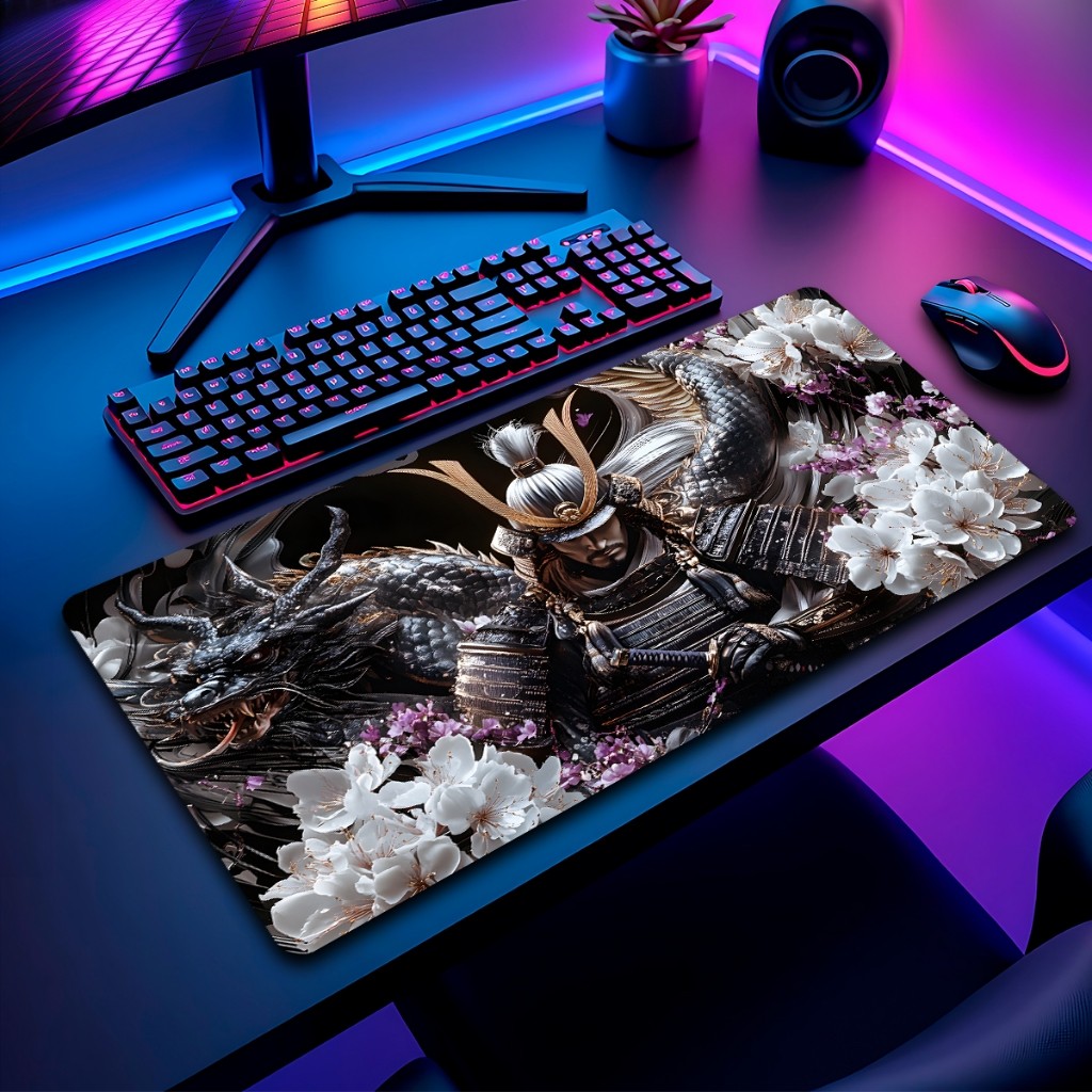 Mouse Pad Dragao Japones Gamer Antiderrapante Grande Diversas Estampas ...
