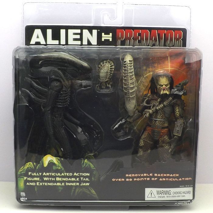 NECA Alien vs Predator Classic Xenomorph Action Figure Modelo Brinquedo ...