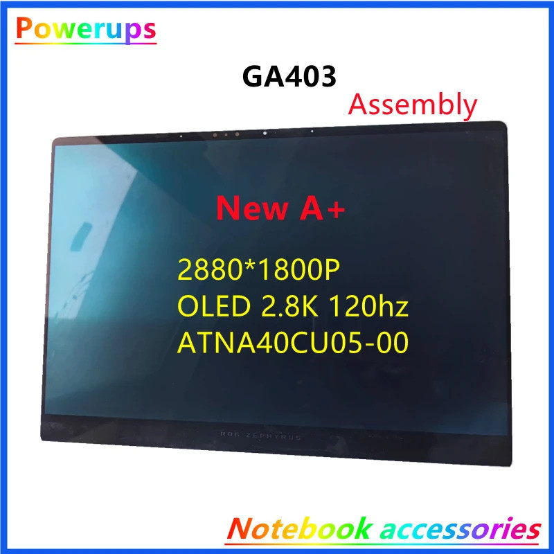 Novo A+ Tela LCD/LED para Laptop Asus ROG Zephyrus G14 GA403 GA403UI UV ...