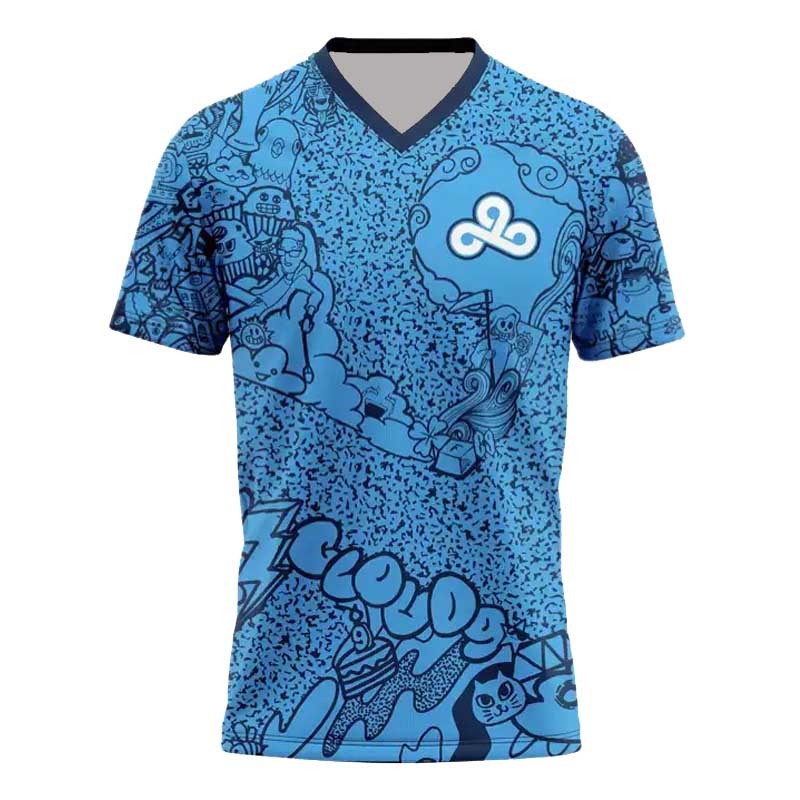 Cloud9 Esports Club Jersey C9 Fan Team Uniforme Para 2025 VCT Gaming Men Camiseta Casual Com ...