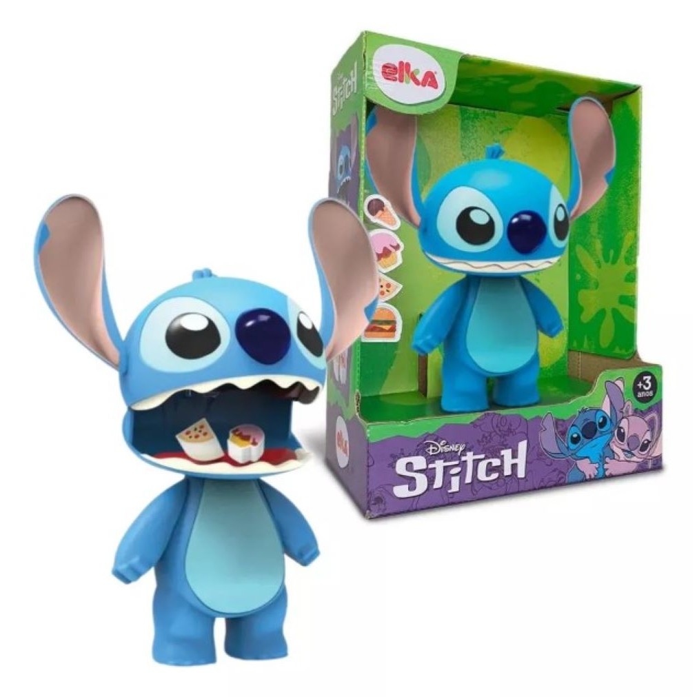 Boneco Stitch Com Comidinha - Elka 1288 | Shopee Brasil