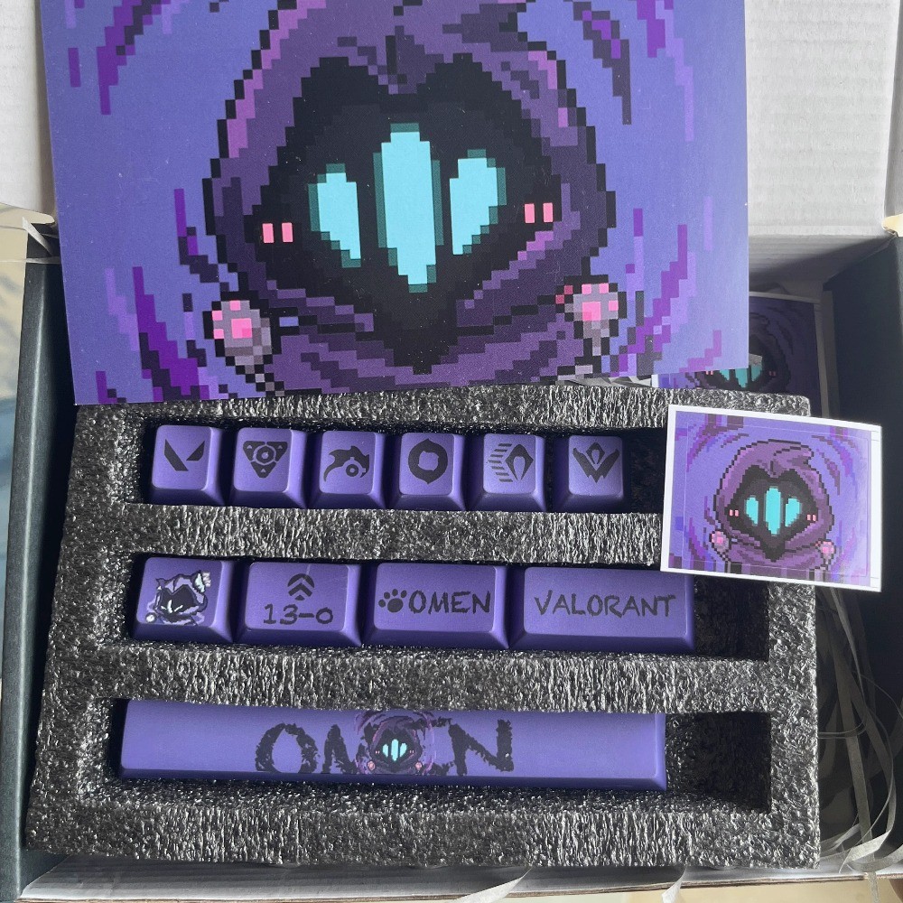 Omen Keycap Cherry/OEM Profile 11/14 Teclas Sublimação De Cinco Lados ...