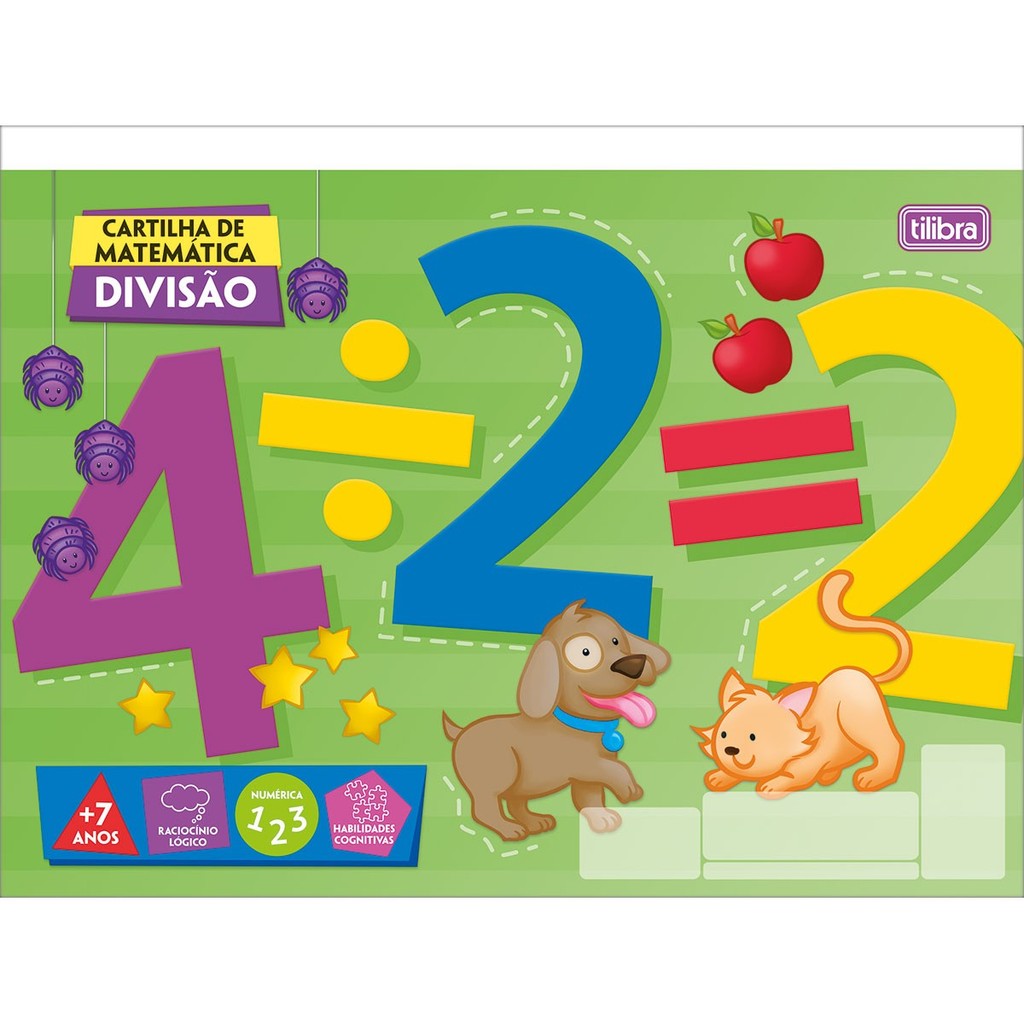 CARTILHA ACADEMIE MATEMÁTICA DIVISÃO 20 FOLHAS | Shopee Brasil