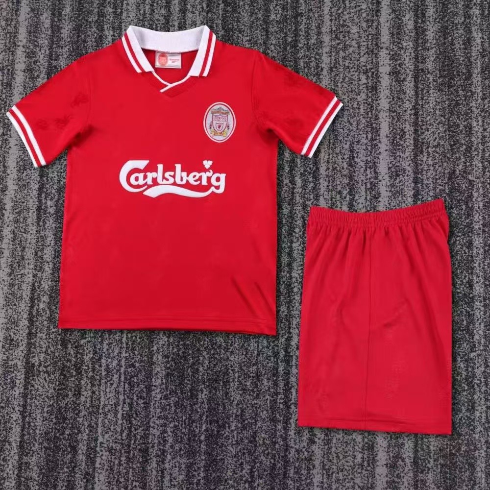 9697 Liverpool Home Retro Memorial Edition Football Uniformes | Shopee ...