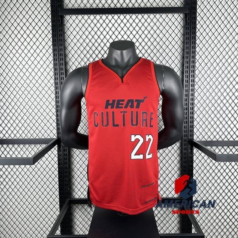 Hot Pressed Camisa Masculina Miami Heat Regata Jimmy Butler 2024/25 ...