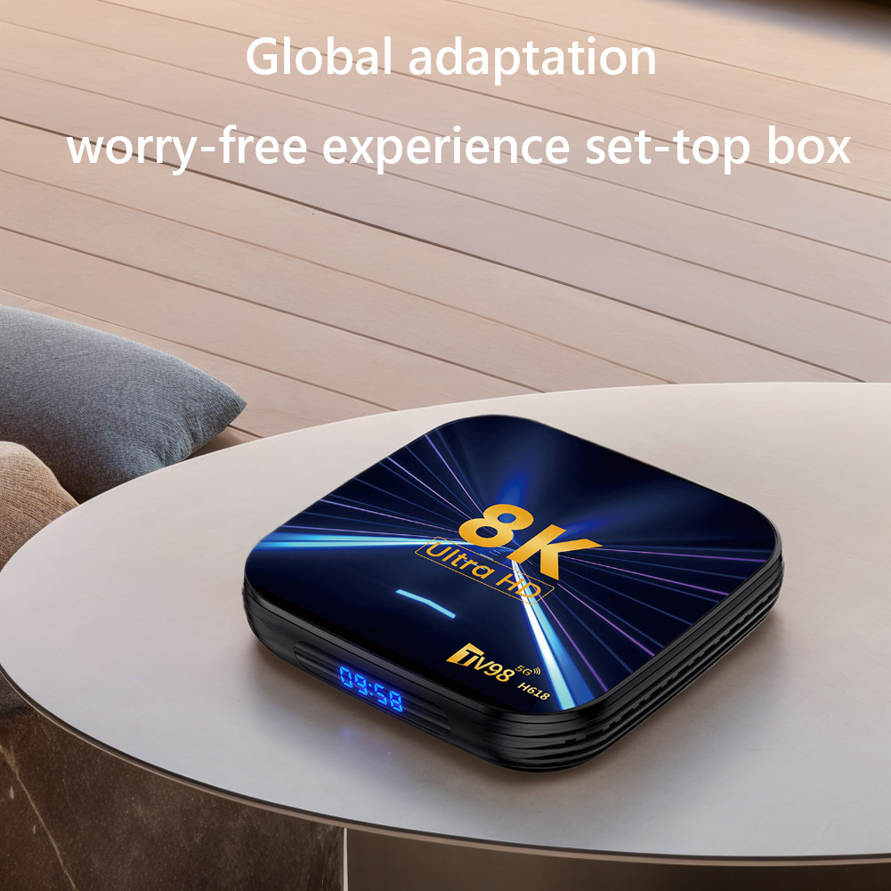 Android 14 Smart TV Box 8K HD Media Player 2.4G/5G Dual WiFi Set Top ...