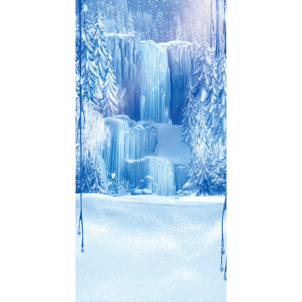 Painel De Festa Frozen Gelo Retangular 200cm x 100cm 2x1m Tecido ...
