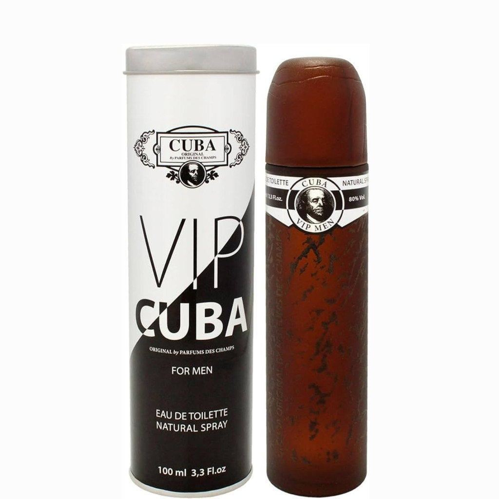 Perfume Cuba VIP Masculino Eau de Toilette For Man 100ml | Shopee Brasil
