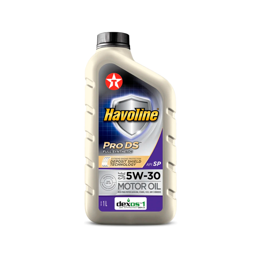 1L Óleo Lubrificante Havoline PRO DS Full 5W-30 SP Sintético Dexos 1 Texaco | Shopee Brasil