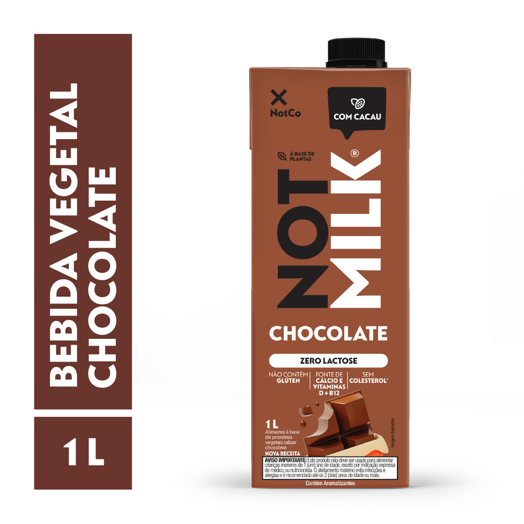 Bebida Vegetal NotCo NotMilk Chocolate 1L | Shopee Brasil