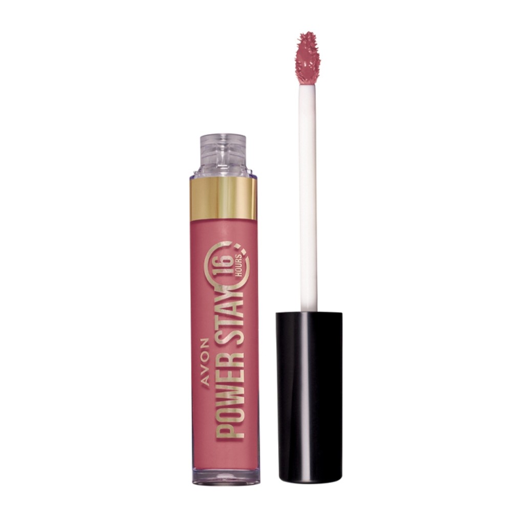 Batom Líquido Power Stay Rosa Toque Rosé 6ml 16H - Avon | Shopee Brasil