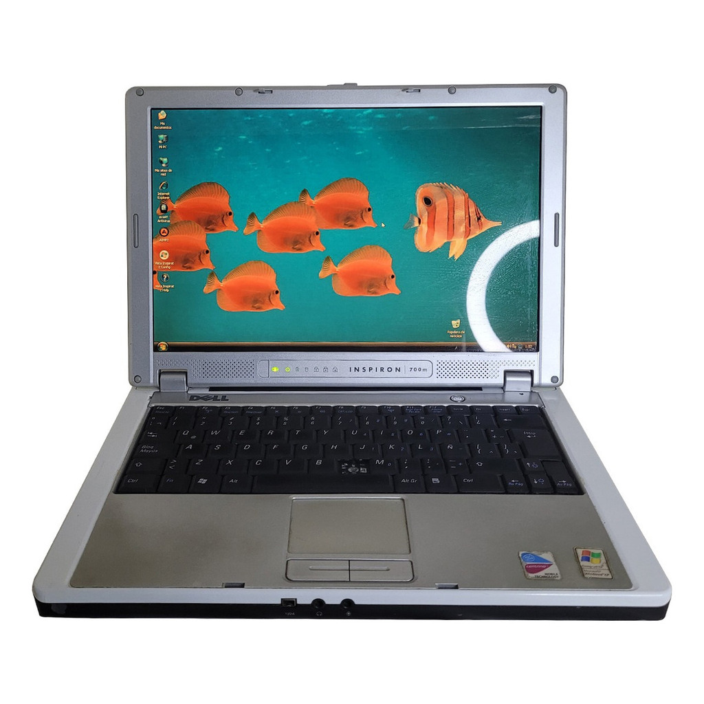 Notebook Dell Inspiron 700m 12.1 Intel Pentium Hd 80gb Leia Cinza ...
