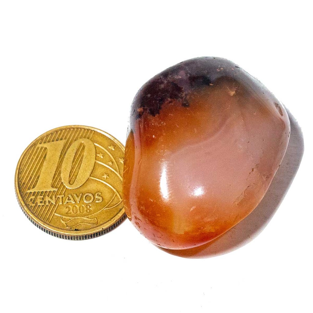 01 Ágata Cornalina Rolada Pedra G 30 a 45mm Classe A | Shopee Brasil