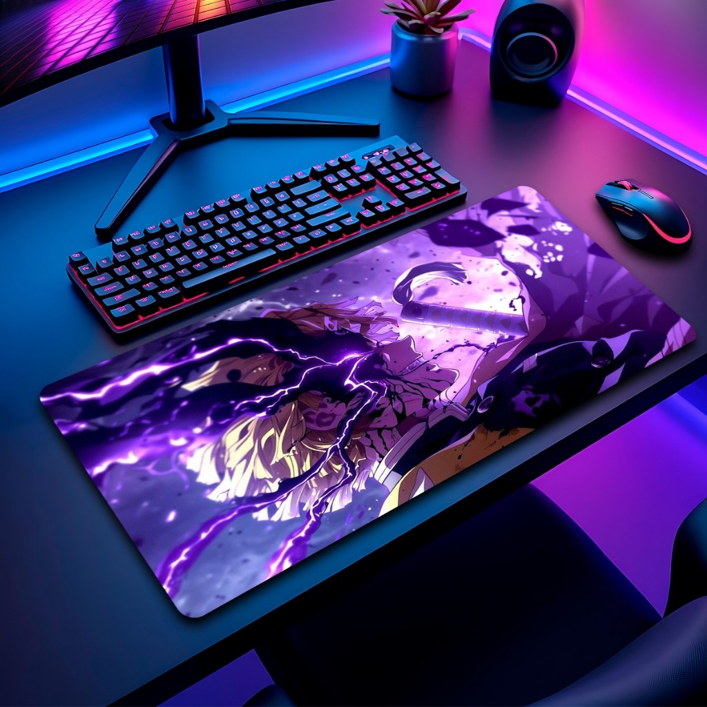 Mouse Pad Demon Slay Gamer Antiderrapante Grande Diversas Estampas ...