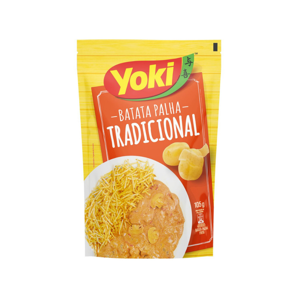 BATATA PALHA TRADICIONAL YOKI 105G | Shopee Brasil