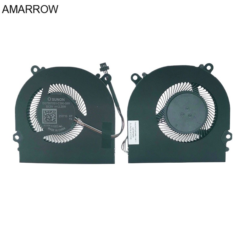 Ventilador Cooler Original Para CPU De Laptop , Hasee Mars Z7-KP7EC KP7GA KP5GC KP7GC ...