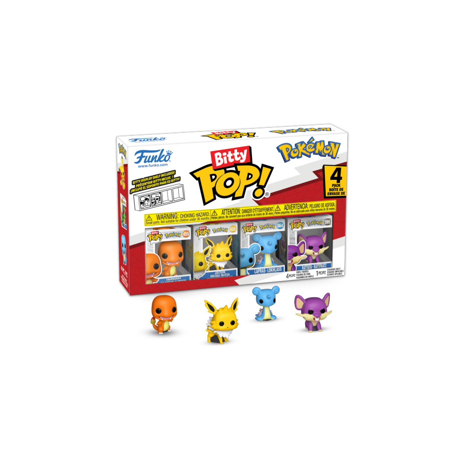 Funko Bitty POP Pokémon Charmander 4 Unidades | Shopee Brasil