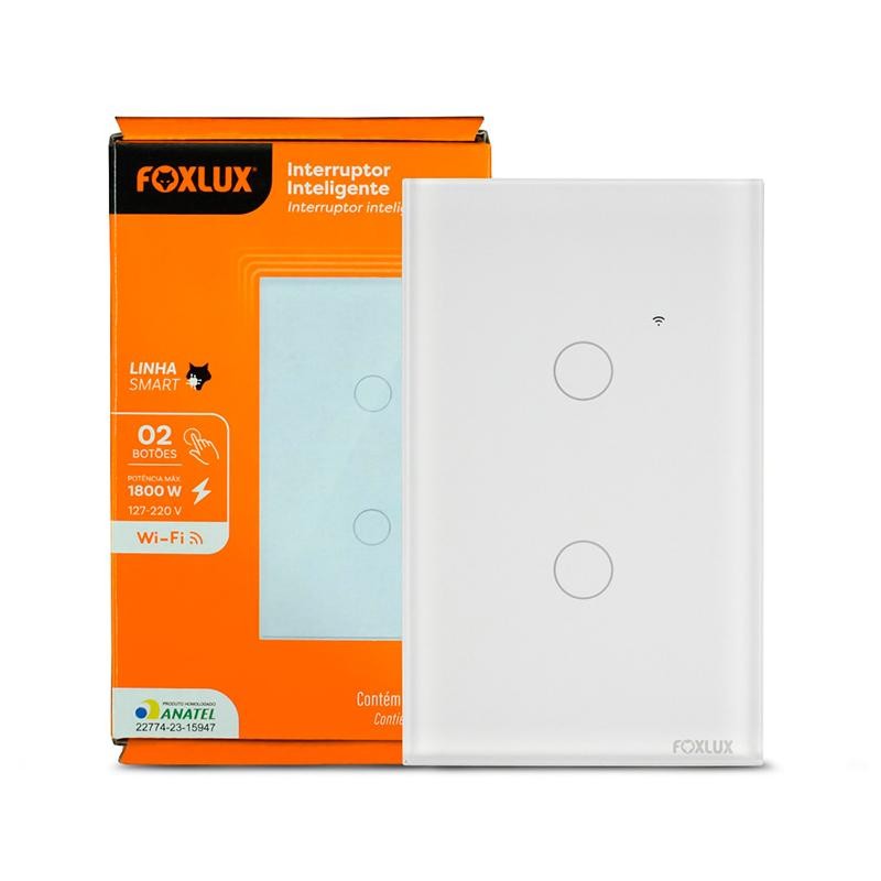 Interruptor Inteligente Foxlux Branco | Shopee Brasil