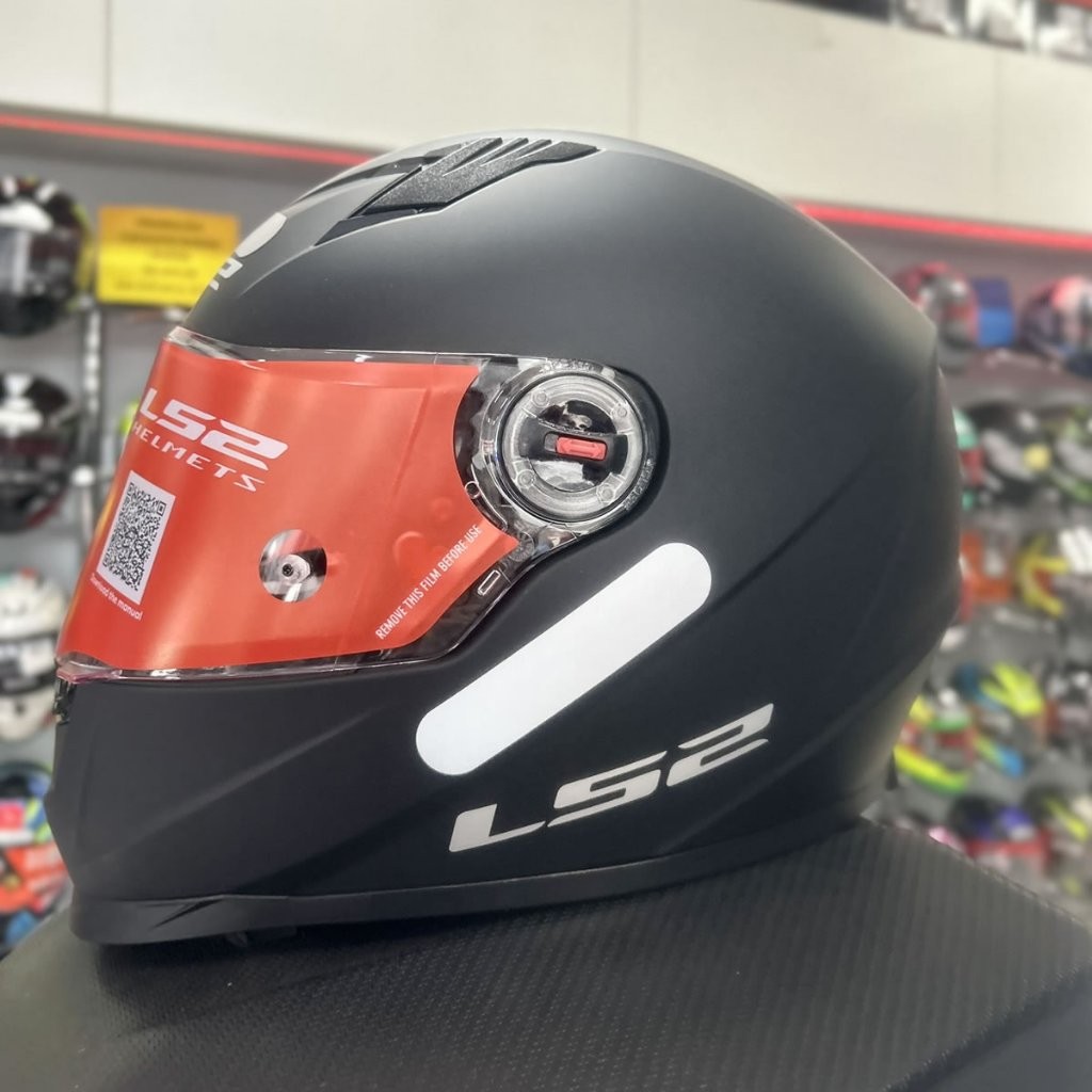 Capacete moto fechado LS2 FF358 Monocolor (Preto fosco) | Shopee Brasil