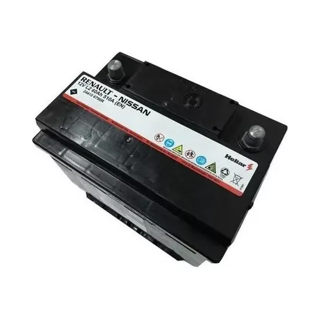 Bateria Original 12v L2 60ah Renault Sandero - Duster 2001 a 2020 ...