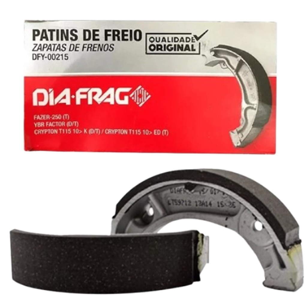 Patim Lona De Freio Crypton 115, Factor, Fazer 150 Ys Dfy00215 | Shopee ...