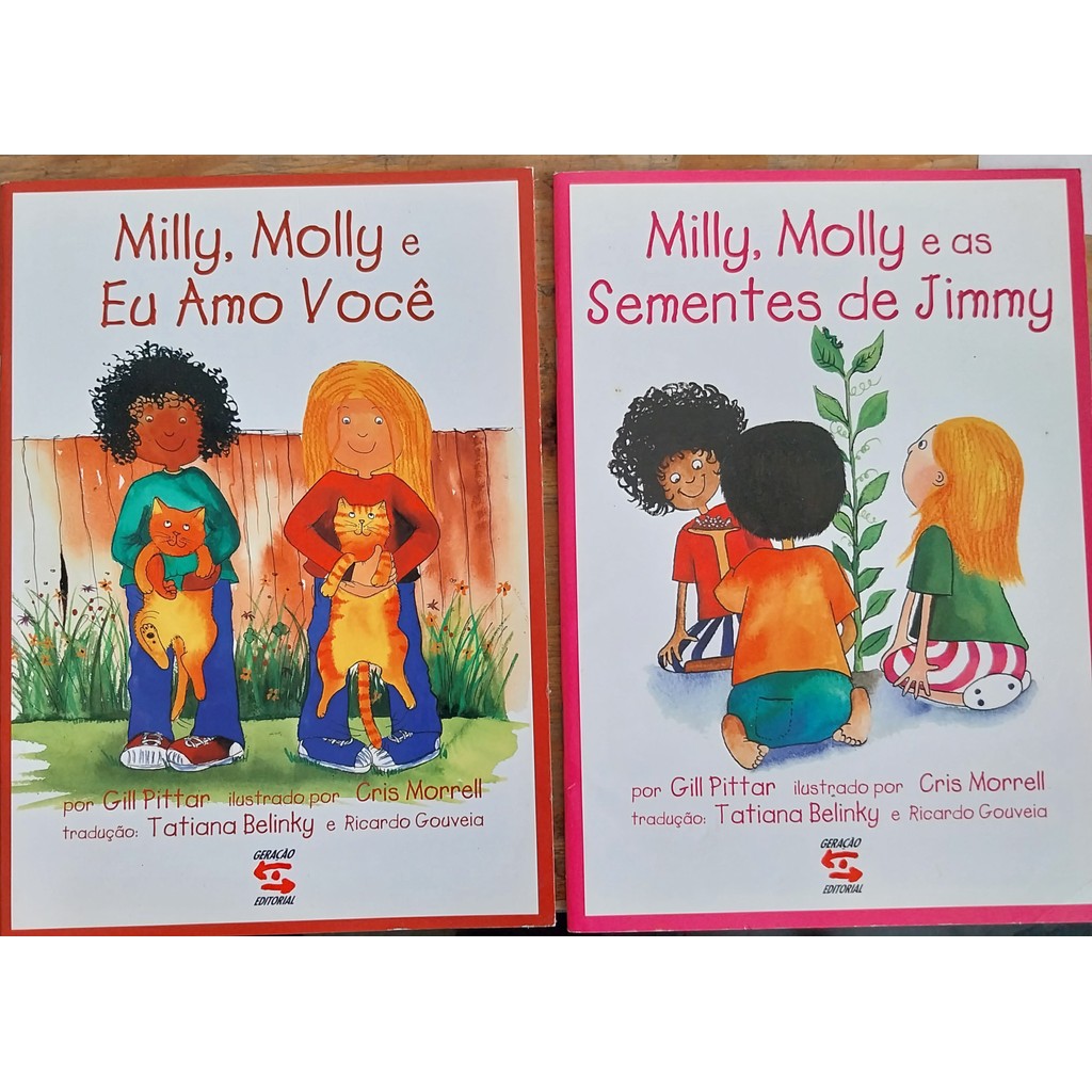 LIVRO, KIT(2), MILLY, MOLLY, 1. MILLY, MOLLY E EU AMO VOCÊ, 2. MILLY ...