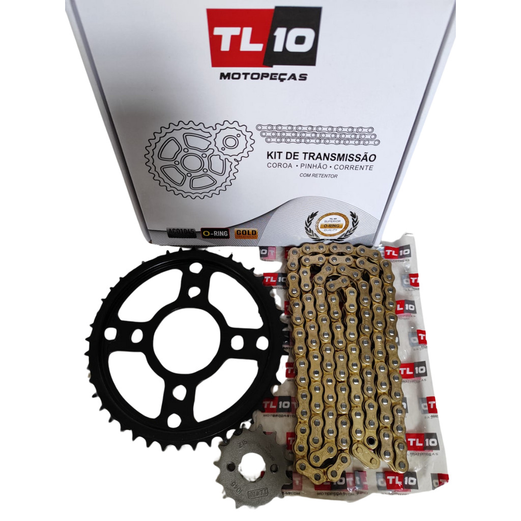KIT RELACAO C/ RETENTOR TITAN 160- GOLD TL10 | Shopee Brasil