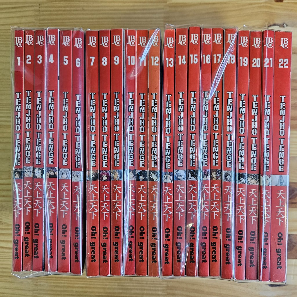 Tenjho Tenge 1 ao 22 - Coleção Mangá Completo JBC | Shopee Brasil