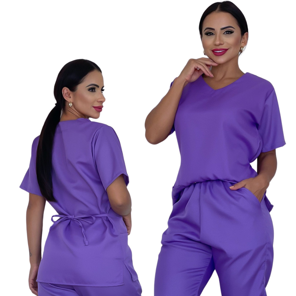 Pijama Cirurgico Scrub Roupa Privativa Hospitalar - Unissex | Shopee Brasil