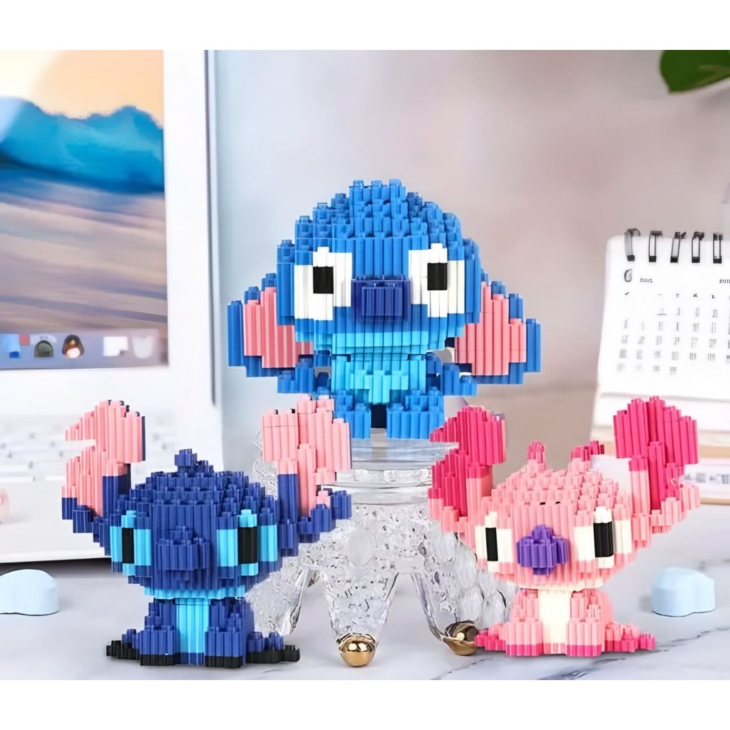 Micro Bloco De Montar Magic Block Lilo Stitch 530 pçs NO.6003 | Shopee ...