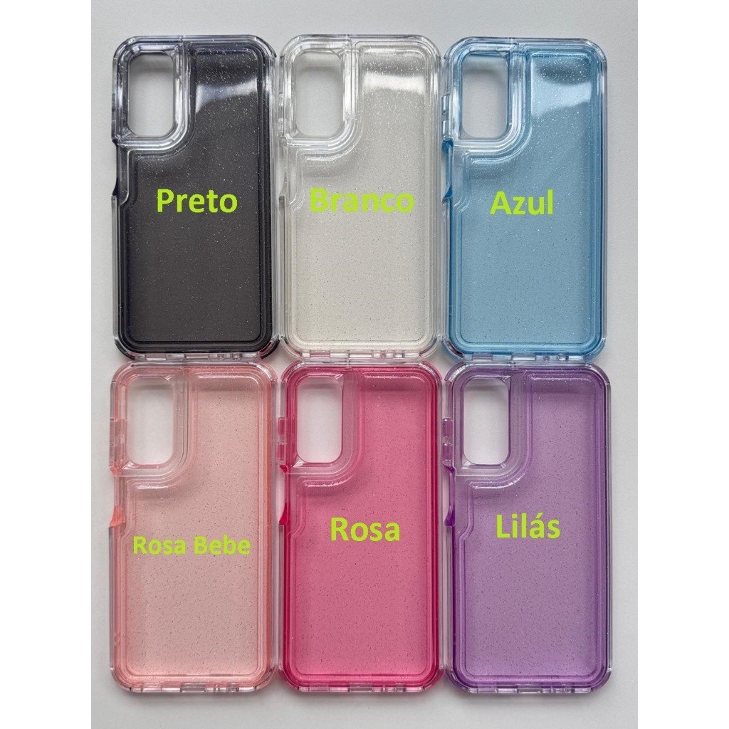 Capa Capinha Space Anti impacto Com Brilho Para Samsung Galaxy A05 A05S ...
