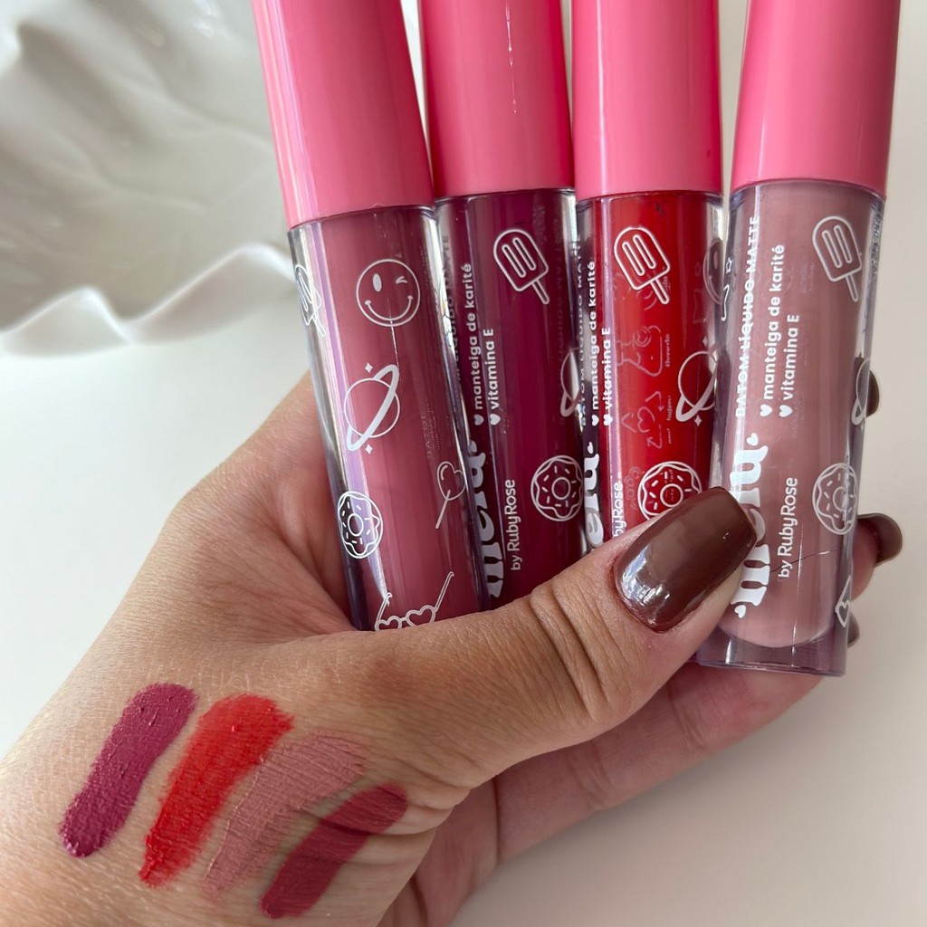 Batom Líquido Matte Melu By Ruby Rose | Shopee Brasil