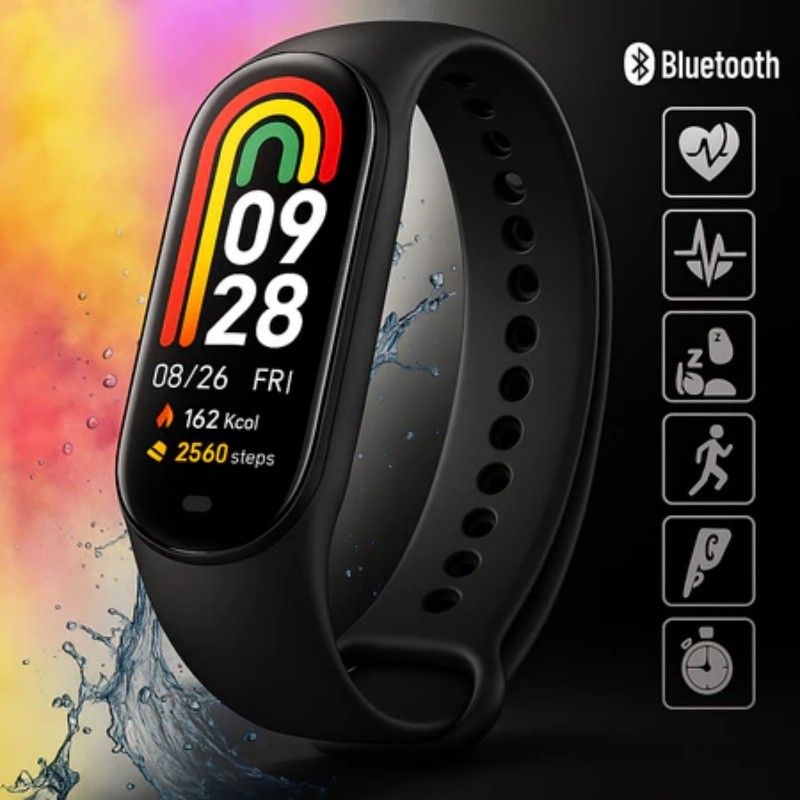 M8/M9 Relógio Inteligente Smartband Mede Pressão Batimentos Sono ...