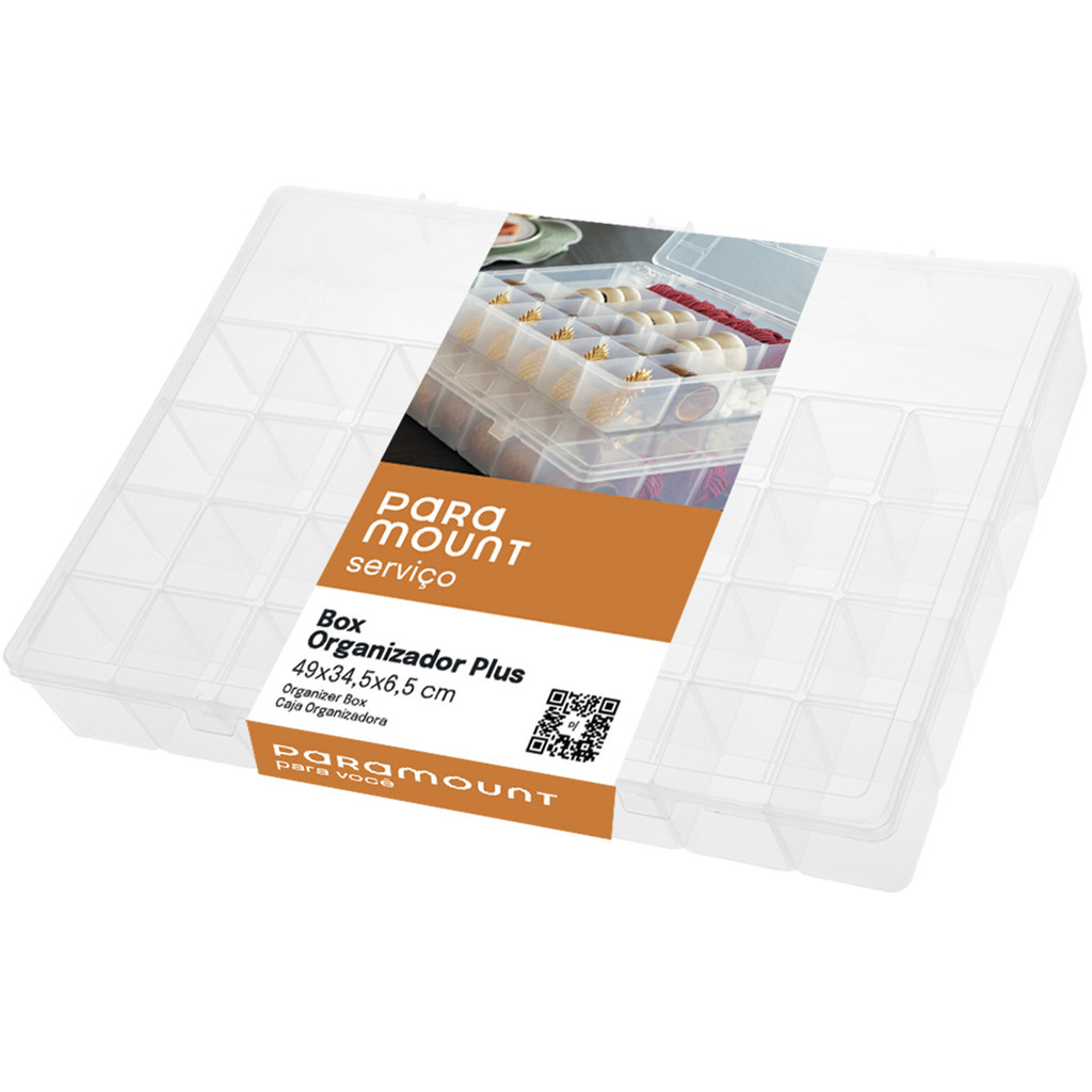 Box Caixa Organizadora Grande Multiuso Com 34 Divisórias | Shopee Brasil