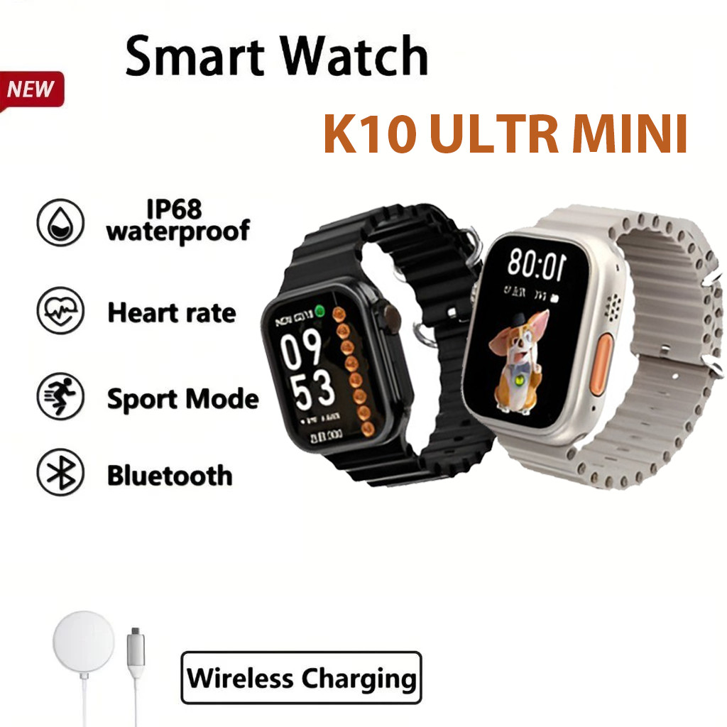 Relógio Smartwatch K10 ULTRA Mini Serie 10 41mm Chat GPT, NFC, AMOLED ...