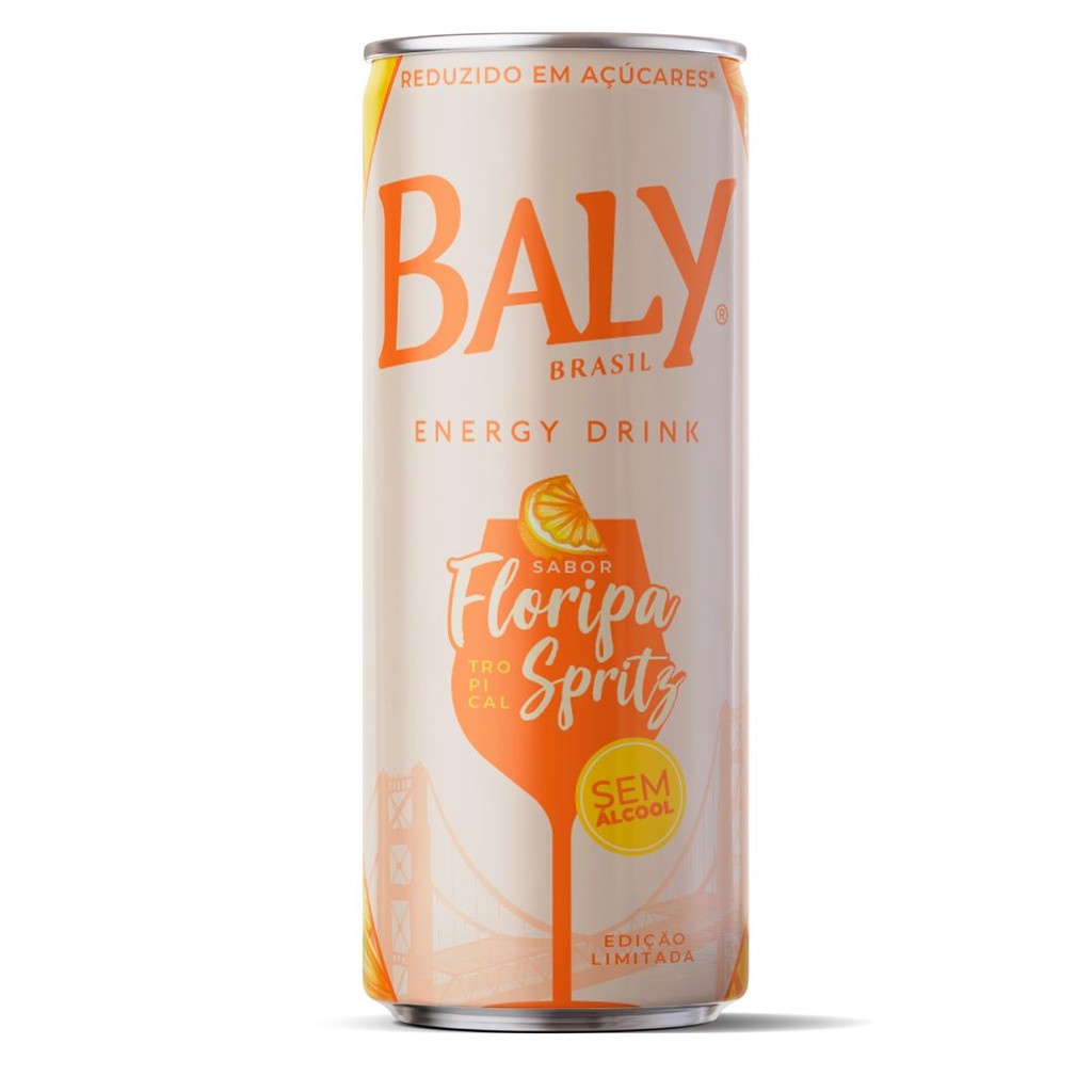 Energético Baly Energy Drink Lata 250ml Sabor Floripa Spritz Sem Álcool ...